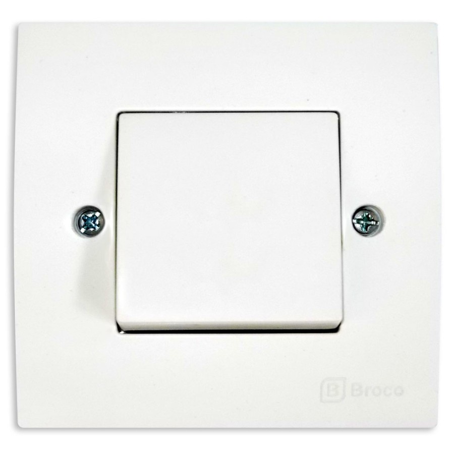 Jual BROCO SINGLE SWITCH WHITE J16155 - INBOW ENGKEL NEU RAY BROCO ...