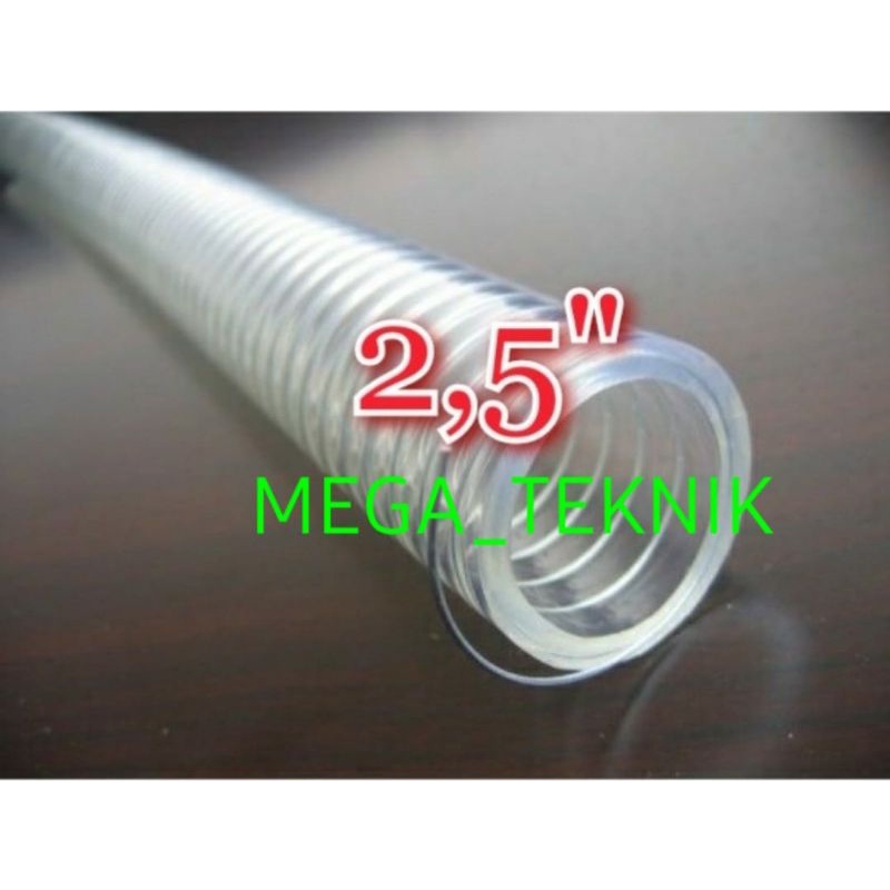 Jual Selang Kawat 2,5" inch/Selang PVC Spring Hose 2-1/2"inch | Shopee ...