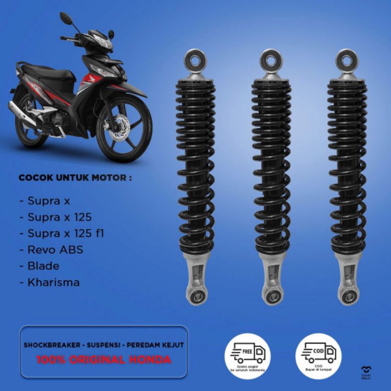 Jual Shockbreaker Shock Belakang Supra x 125 Ori 125D 125R Fit Fi Original (2pcs) Kanan Kiri ...