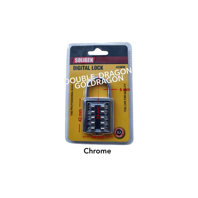 Jual Gembok Digital Nomor 10 Digit Soligen Password | Shopee Indonesia