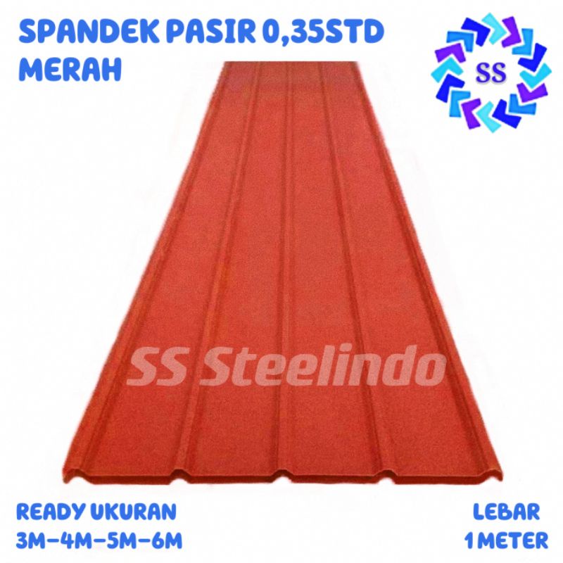 Jual ATAP BAJA RINGAN SPANDEK PASIR (MERAH-HITAM-BIRU-HIJAU-COKLAT ...