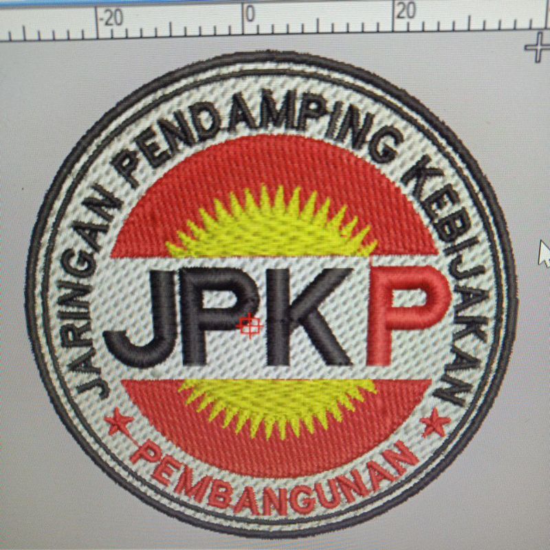 Jual Patch Logo Bordir Jaringan Pendamping Kebijakan Pembangunan (JPKP ...