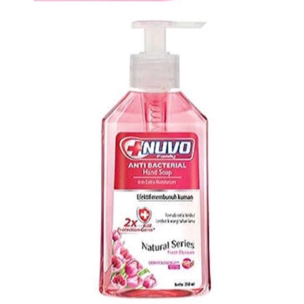 Jual nuvo hand soap sabun cuci tangan fresh blossom botol 250 ml murah ...
