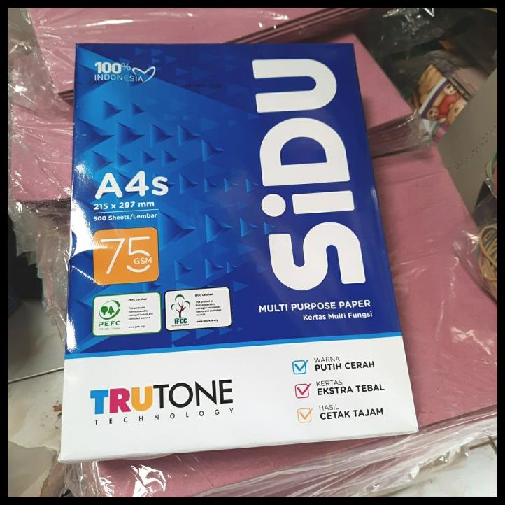 Jual Hvs Sinar Dunia A4S 75 Gram Putih 1 Rim Isi 500 Lembar | Shopee Indonesia