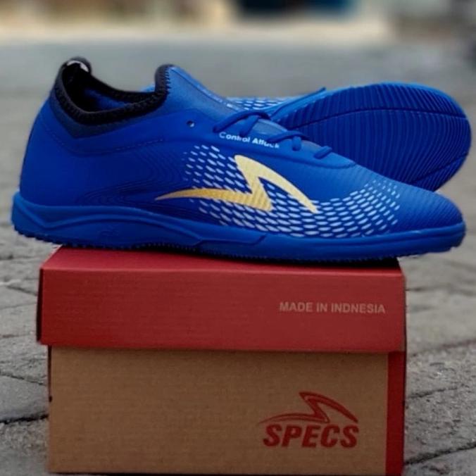 Jual Harga Gudang Sepatu Futsal Specs Biru Grade Original Sepatu Futsal ...