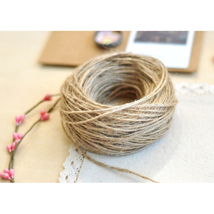Jual Tali rami / Tali goni / Hemp rope / Jute Rope | Shopee Indonesia