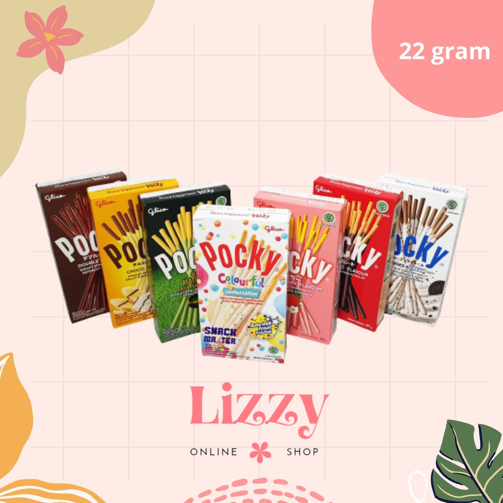 Jual Pocky Glico Mini Pack Biskuit Stik Kemasan 22 gr 47g | Shopee ...