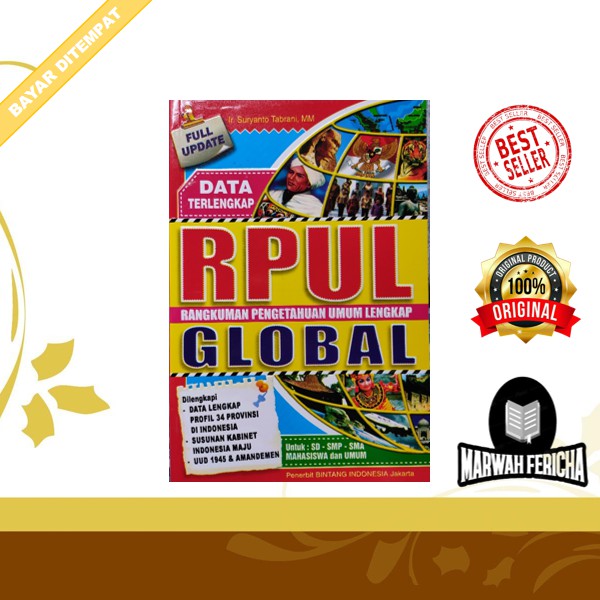 Jual BUKU RPUL GLOBAL Rangkuman Pengetahuan Umum Lengkap dengan Data ...