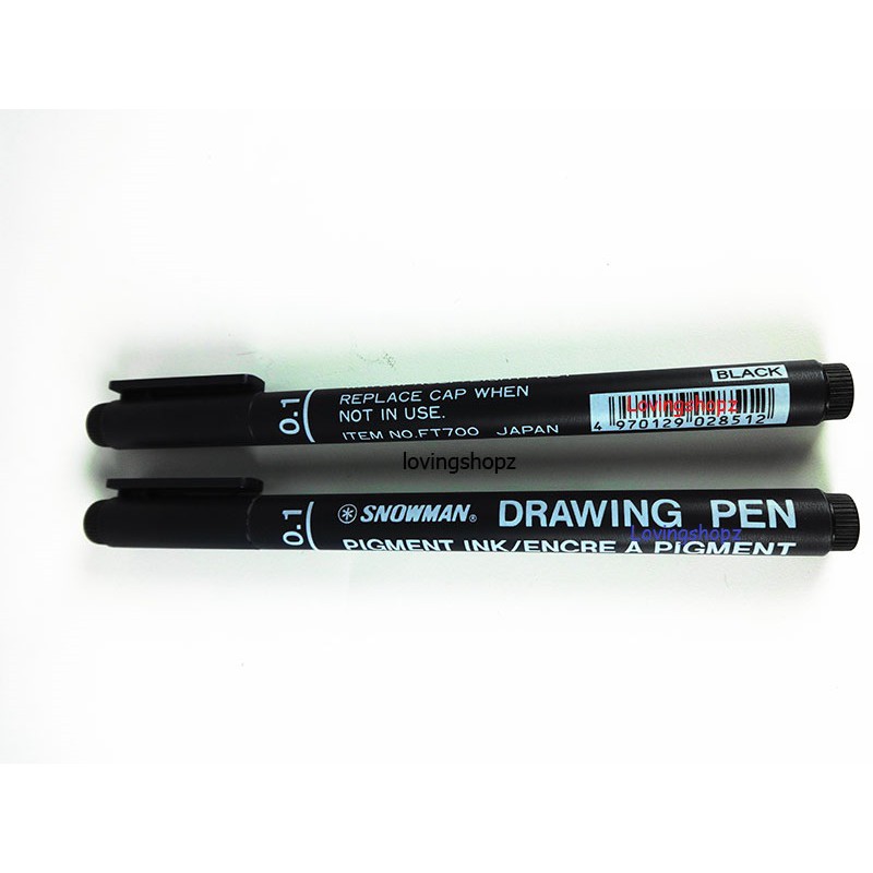 Jual Pulpen Snowman Drawing Pen 0.1,Snowman 700 Drawing Pen 0.1 ...