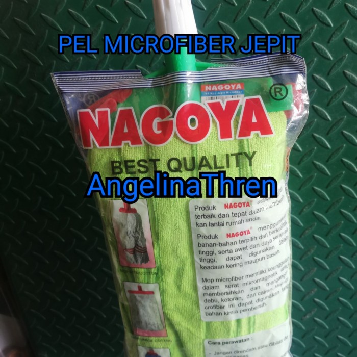 Jual Pel Nagoya - Pelan lantai Microfiber & Benang - Lap Pel gagang ...