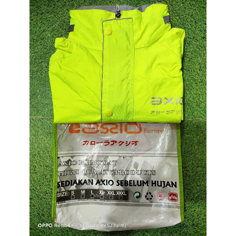 Jual JAS HUJAN AXIO ORIGINAL 100% BAHAN PARASIT TEBEL ANTI BOCOR BAHAN ...