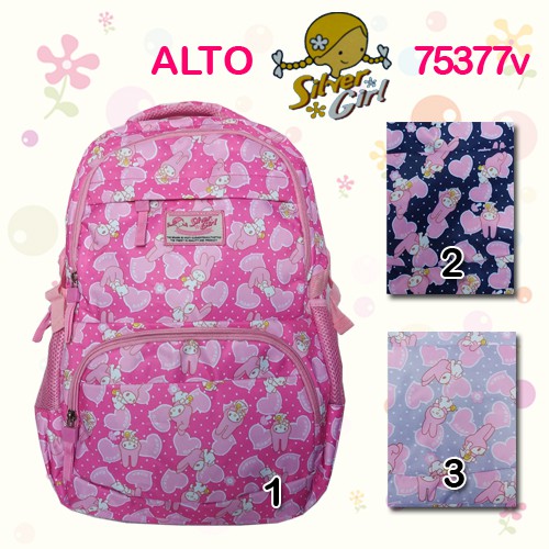 Jual Tas ALTO SILVER GIRL 75377V (tas sekolah, ransel, ori, asli, murah ...