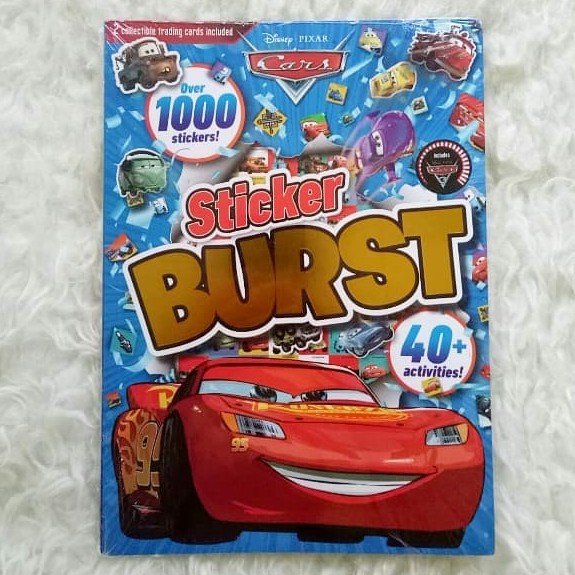 Jual Disney Pixar Cars 1000 Sticker Burst Activity Book | Shopee Indonesia