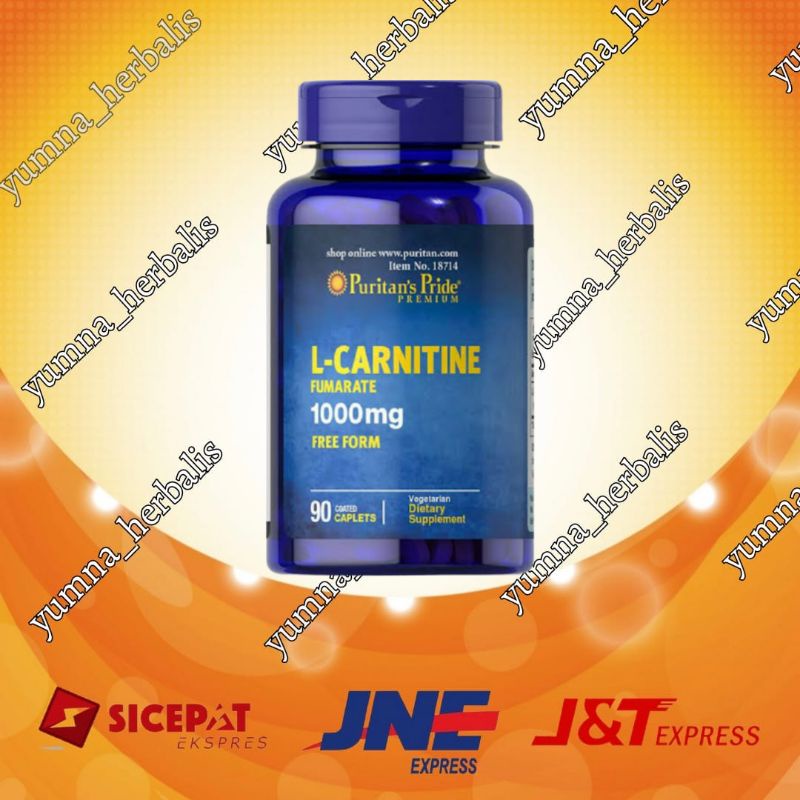 Jual Puritan obat L-carnitine 1000mg - pembakar lemak pelangsing 90 ...