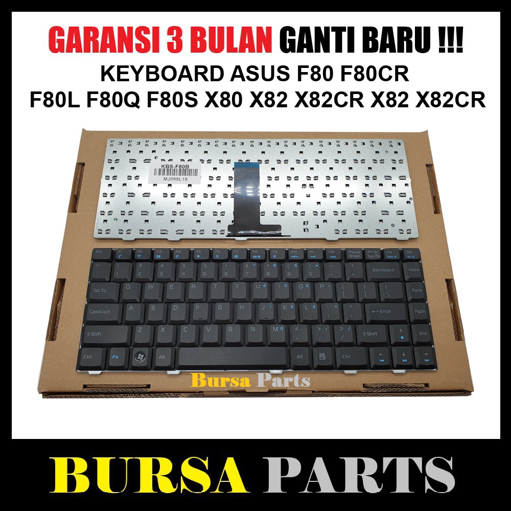 Jual KEYBOARD ASUS F8 F80 F81 F82 F83 W3 X88 X80 X82 X85 F80S F80CR ...