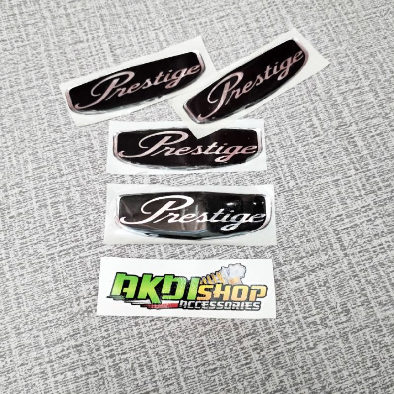 Jual Sticker emblem prestige stiker timbul prestige honda stiker logo ...