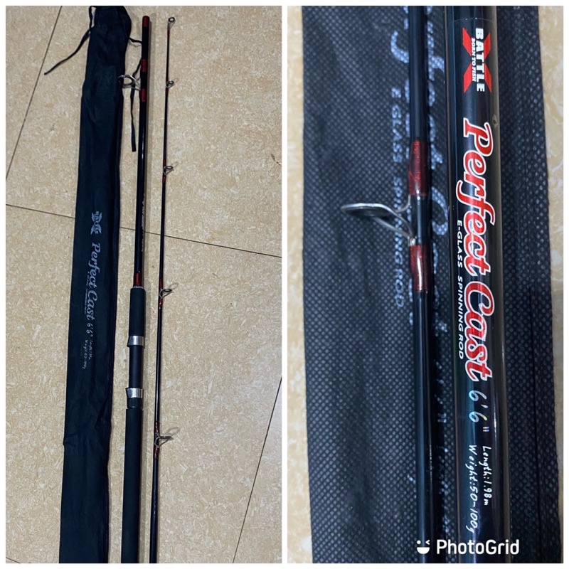Jual Joran Pancing Murah Panjang 210cm / 198cm Fiber Composite Carbon Hollow X Battle Perfect ...