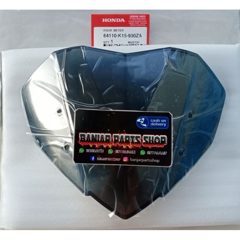 Jual VISOR METER CB150R LED 64110K15930ZA SAYAP ATAS SPIDOMETER KACA ...