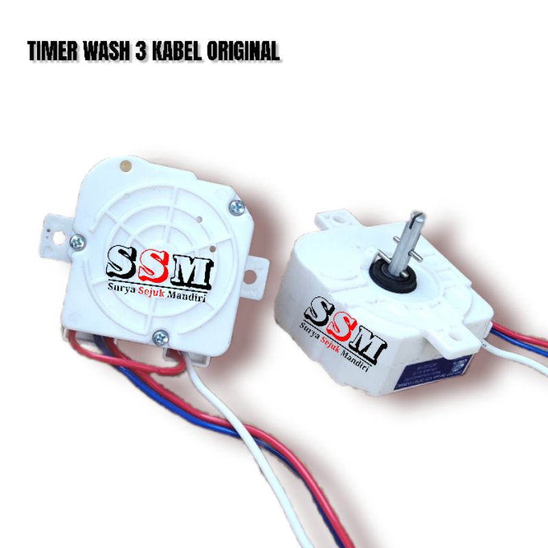 Jual TIMER WASH MESIN CUCI SHARP 3 KABEL ORIGINAL | Shopee Indonesia