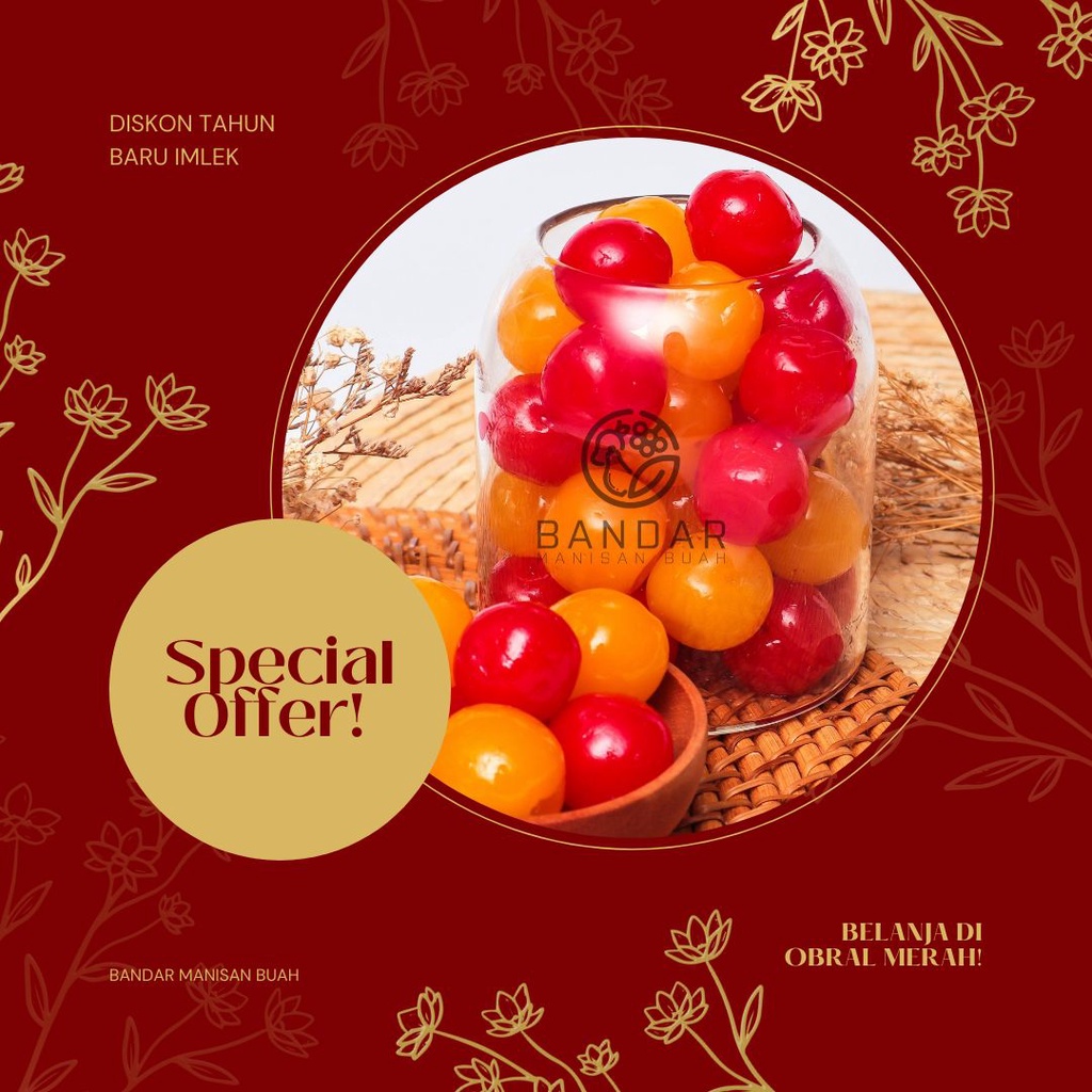 Jual Manisan Imlek | Manisan Buah Imlek | Manisan Buah Plum Merah ...