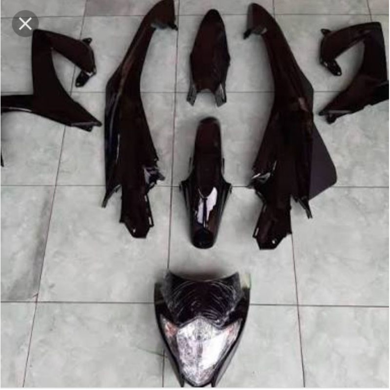 Jual Cover Full set body halus motor suzuki fu facelit biru MURAH ...