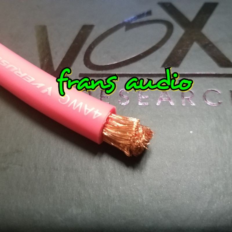 Jual Cable power Vox Research Veruso 4 AWG VEC 004 kabel Strum 4AWG ...