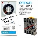Jual Timer H3BA-8 + Socket Relay kaki 8 Pin | Shopee Indonesia