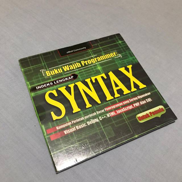 Jual Buku Wajib Programmer Syntax Untuk Pemula | Shopee Indonesia