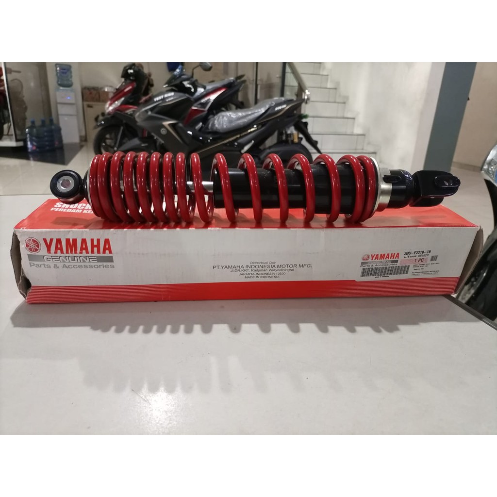 Jual MONOSHOCK SHOCK BREAKER SHOCKBELAKANG ORIGINAL YAMAHA X RIDE RED ...