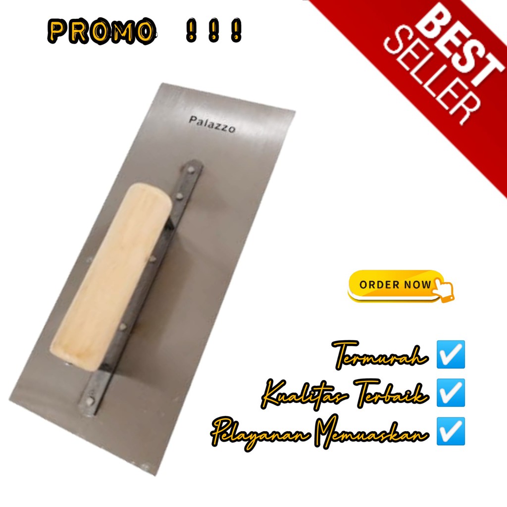 Jual Raskam Roskam Koratek Alat Perata Semen Trowel Plester Besi Gagang ...