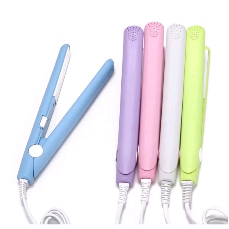 Jual Alat catok rambut catokan mini 2in1 lurus dan keriting Qi Mei Di ...