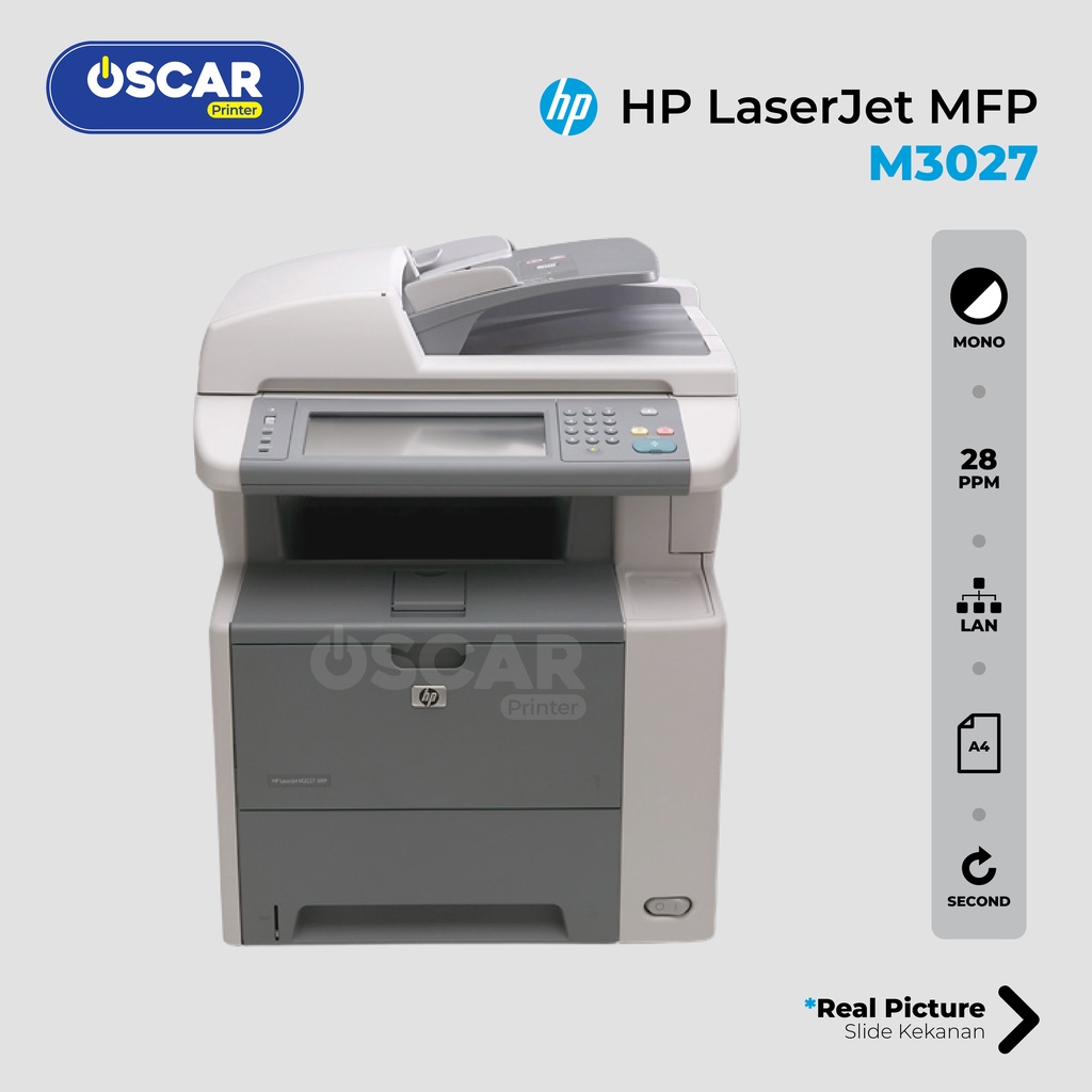 Jual Printer Mono HP Laserjet M3027 MFP | Print Scan Copy | Shopee ...