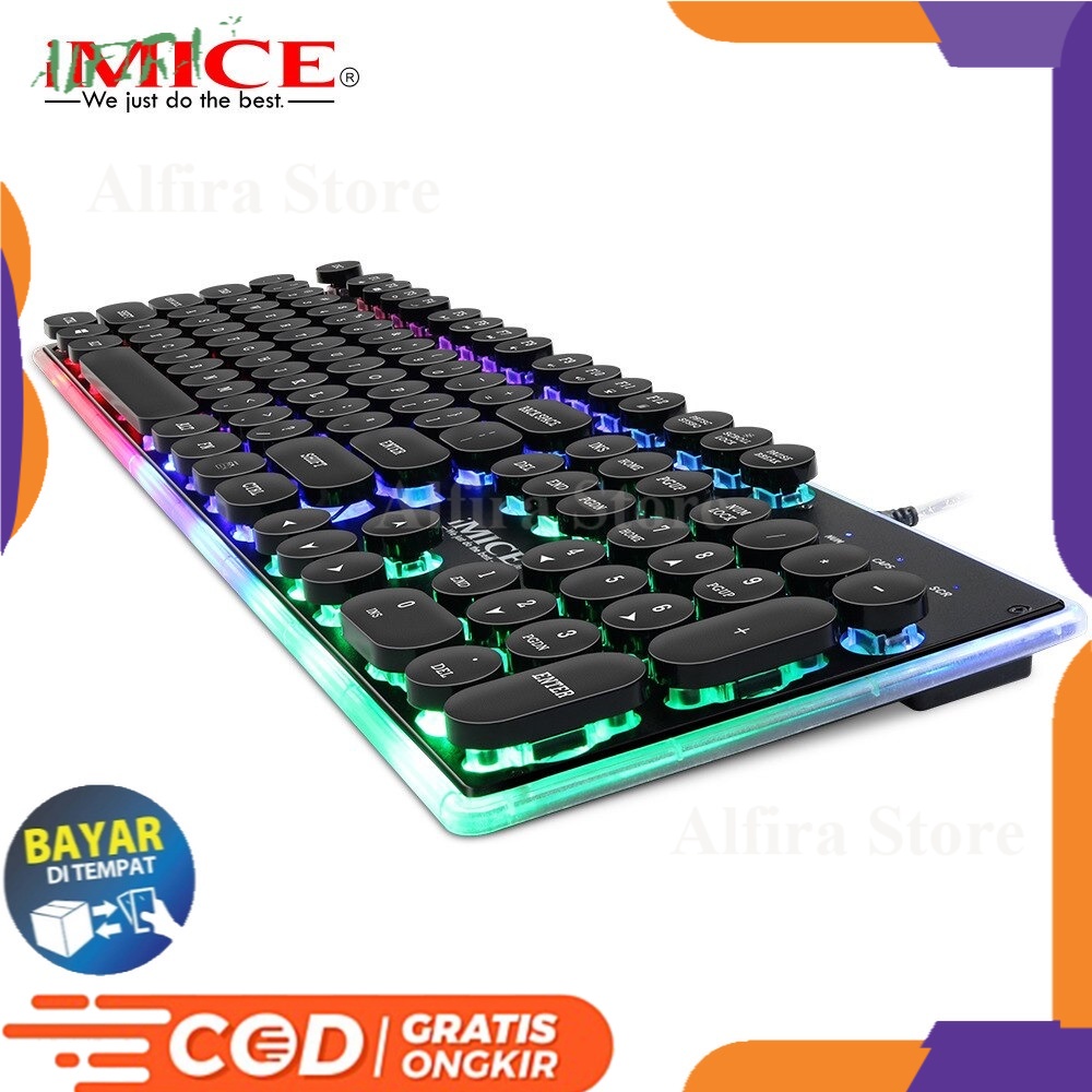 Jual Keyboard Gaming Bisa Ganti Warna iMice Gaming Keyboard RGB Backlit ...