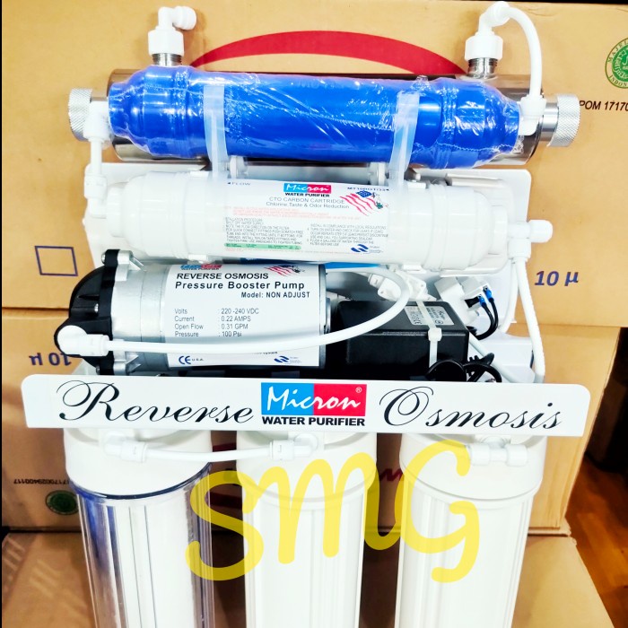 Jual Air-Keran-Filter- Mesin Ro 7 Step Reverse Osmosis 100 Gpd + Uv - 1 ...