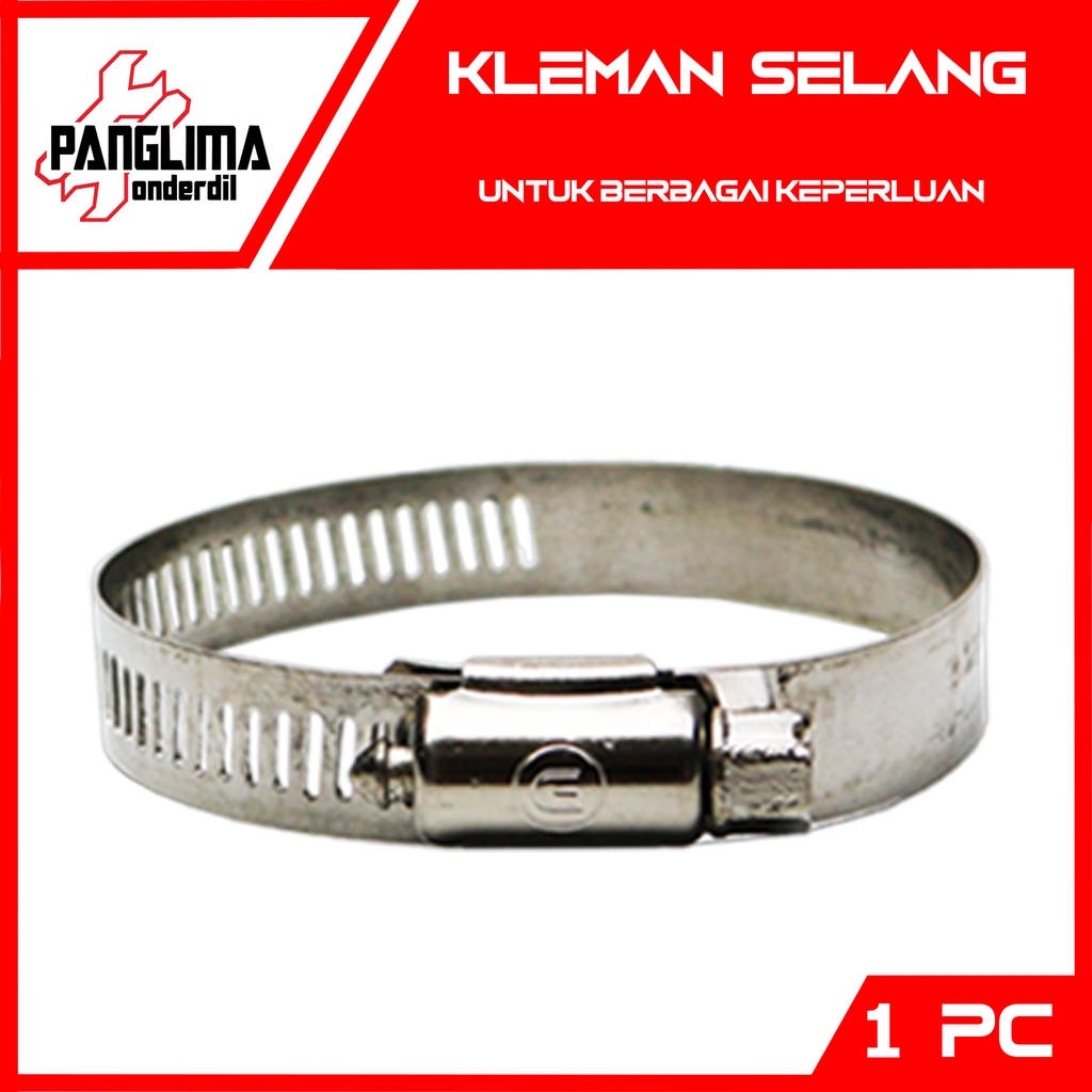 Jual Klem Selang Stainless Steel Ukuran 1/2 3/4 5/8 7/8 1 1/4 2 4 5 ...