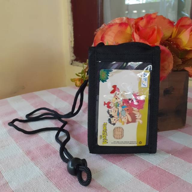 Jual ID Card wartawan dua sisi transparant 5 slot kartu Name tag pers ...