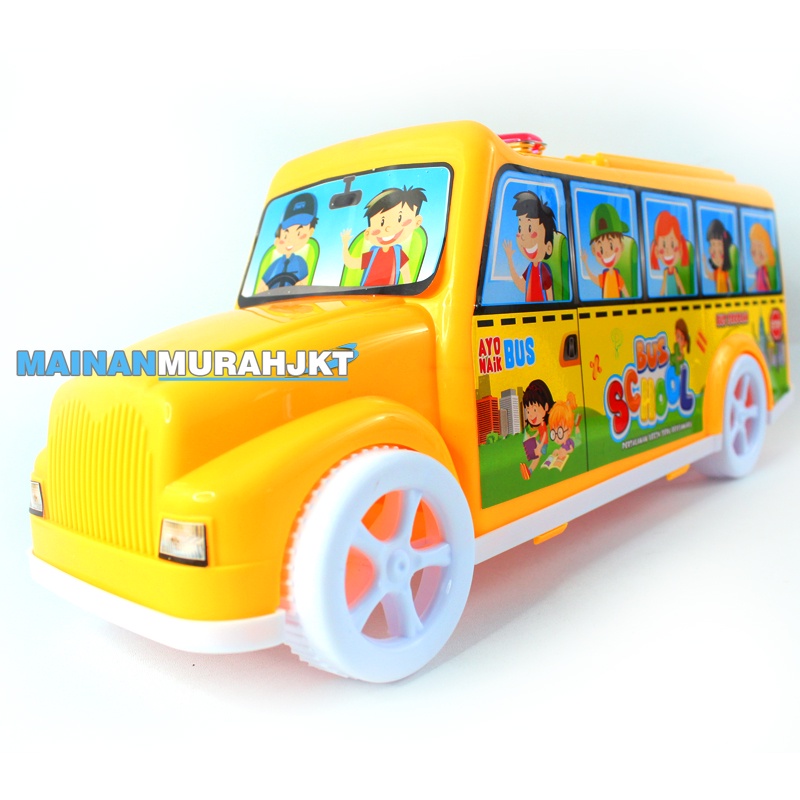 Jual MAINAN ANAK MURAH BUS EKSKLUSIF AT01 MOBIL MOBILAN BUS SEKOLAH ...