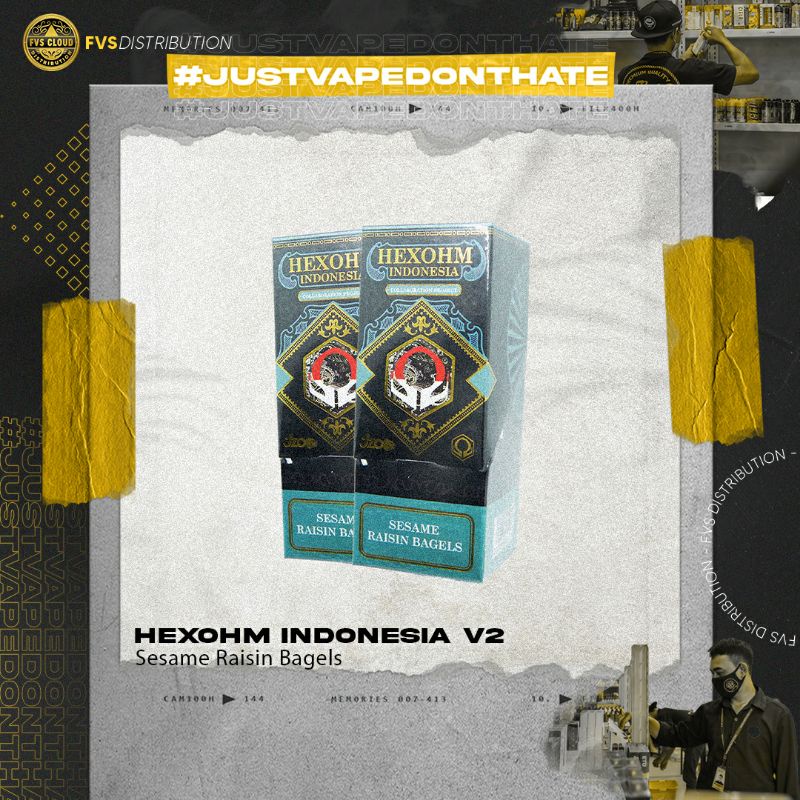 Jual LIQUID HEXOHM SESAME RAISIN BAGELS V2 60ML | Shopee Indonesia