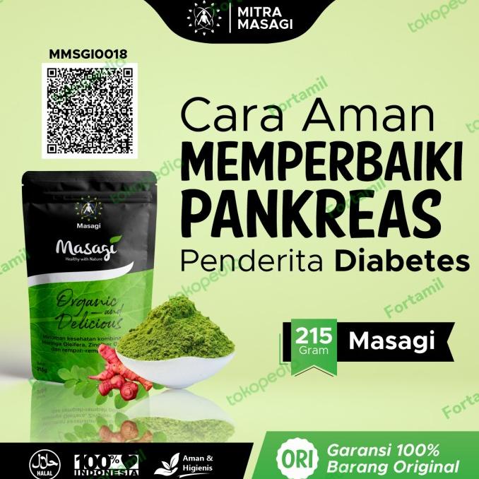 Jual Masagi 215gr 215 gr gram Obat Herbal Diabetes Melitus Basah Kering ...