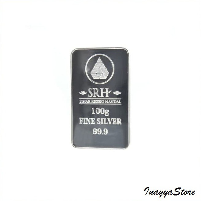 Jual PERAK ASLI SRH - Logam Mulia Silver SERTIFIKAT 100 gram | Shopee ...