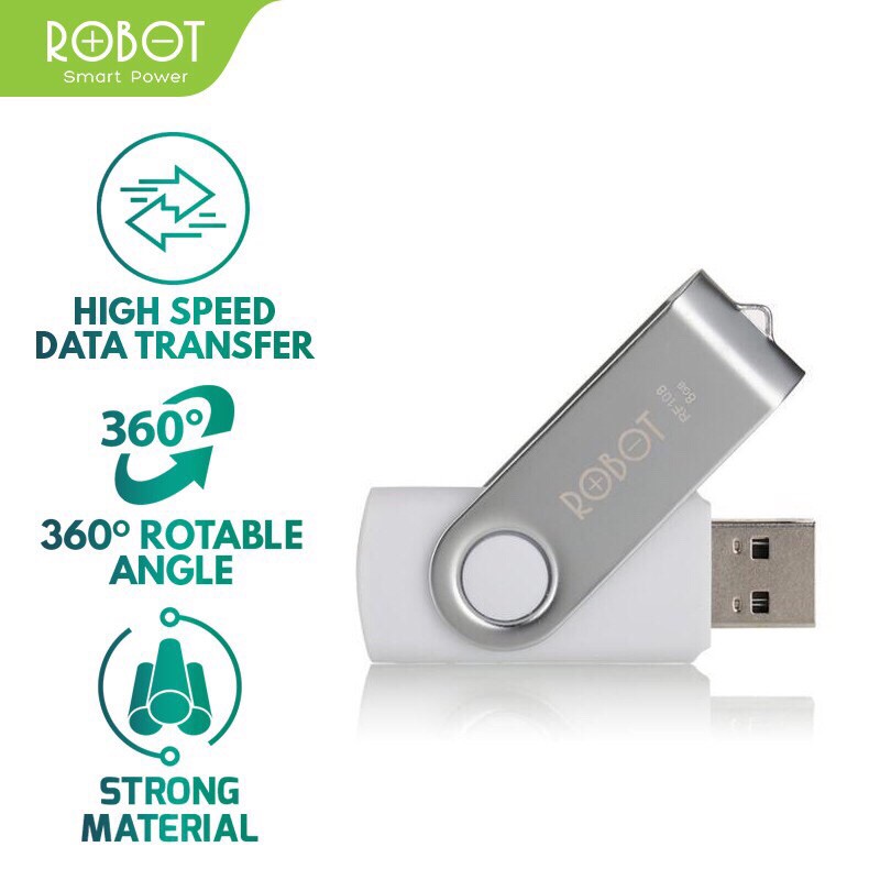 Jual ROBOT RF108 8GB Flashdisk FlashDrive USB Drive Original - Garansi ...