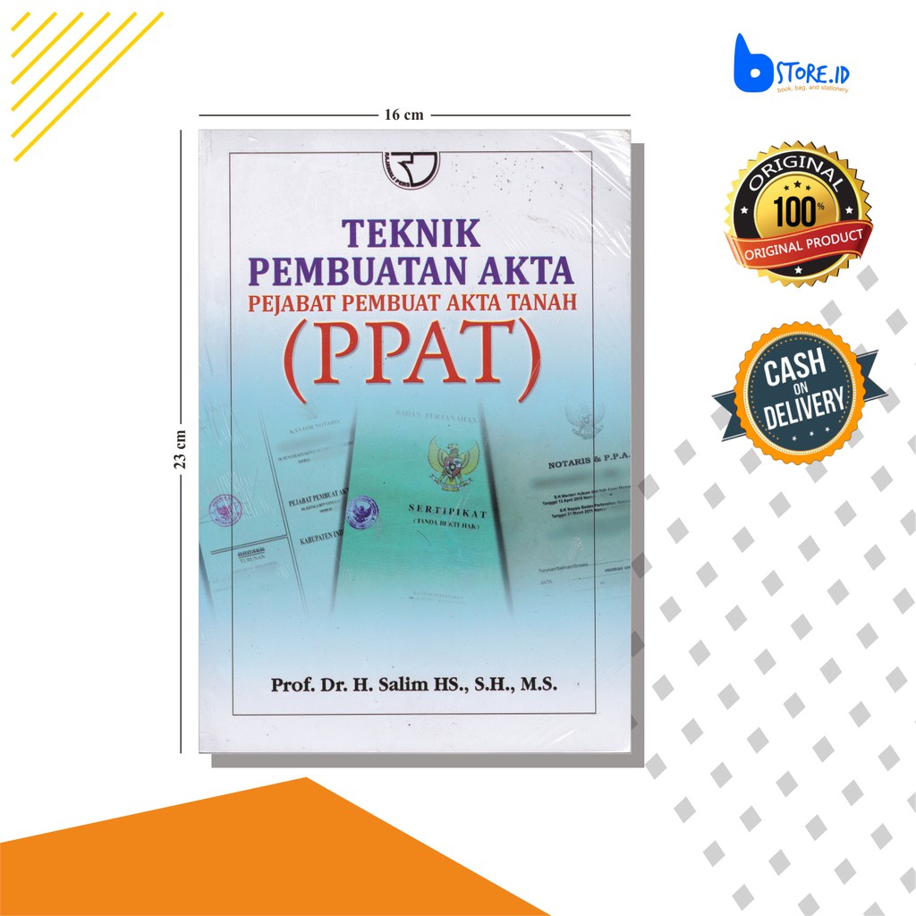 Jual TEKNIK PEMBUATAN AKTA PEJABAT PEMBUAT AKTA TANAH (PPAT) | Shopee Indonesia