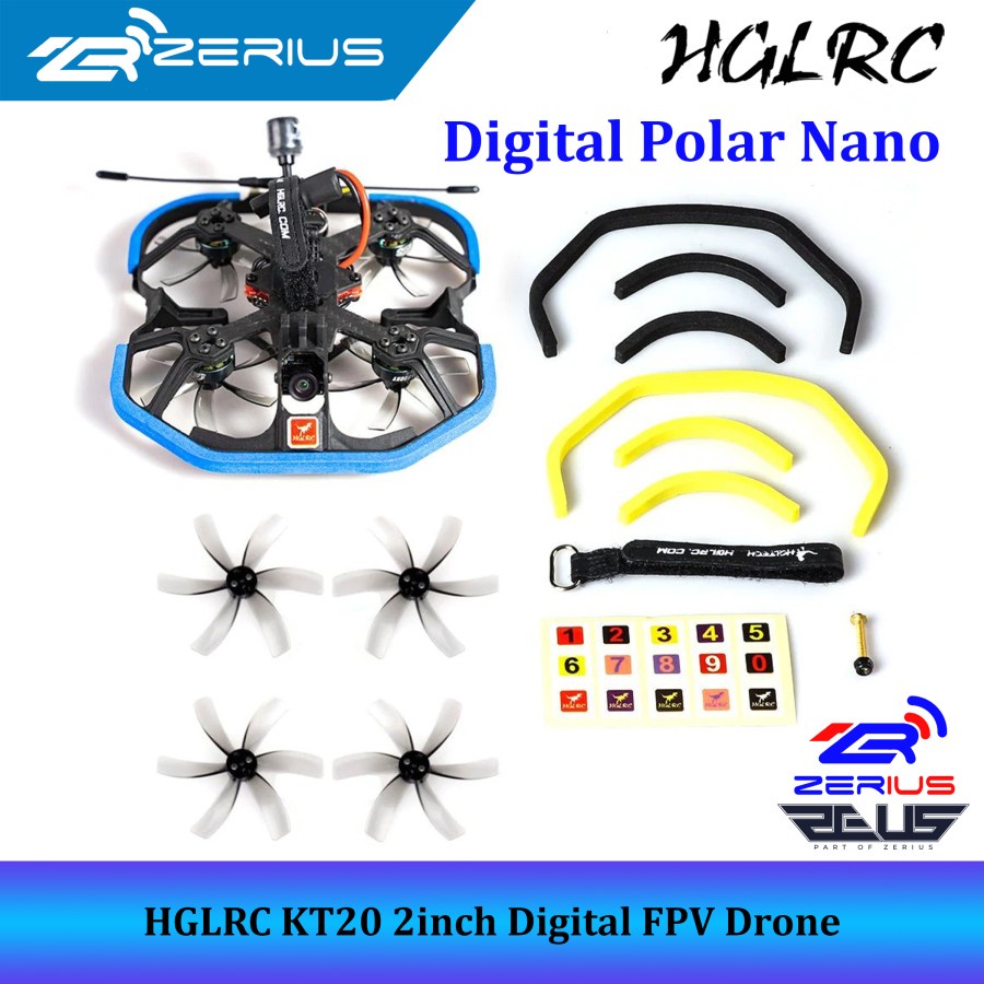 Jual HGLRC KT20 2inch FPV Drone Digital HD Version | Shopee Indonesia