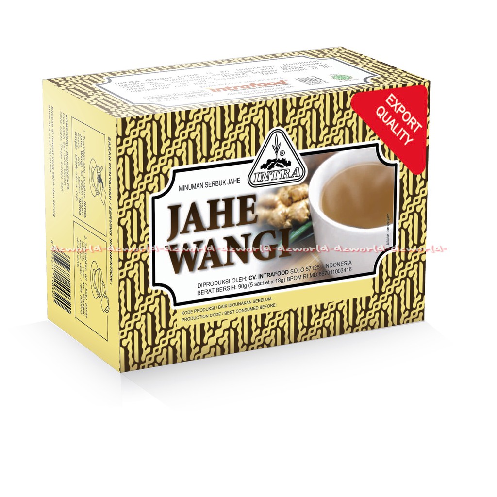 Jual Jahe Wangi Instan Intra 20bag Minuman Serbuk Jahe Instant Jahe ...