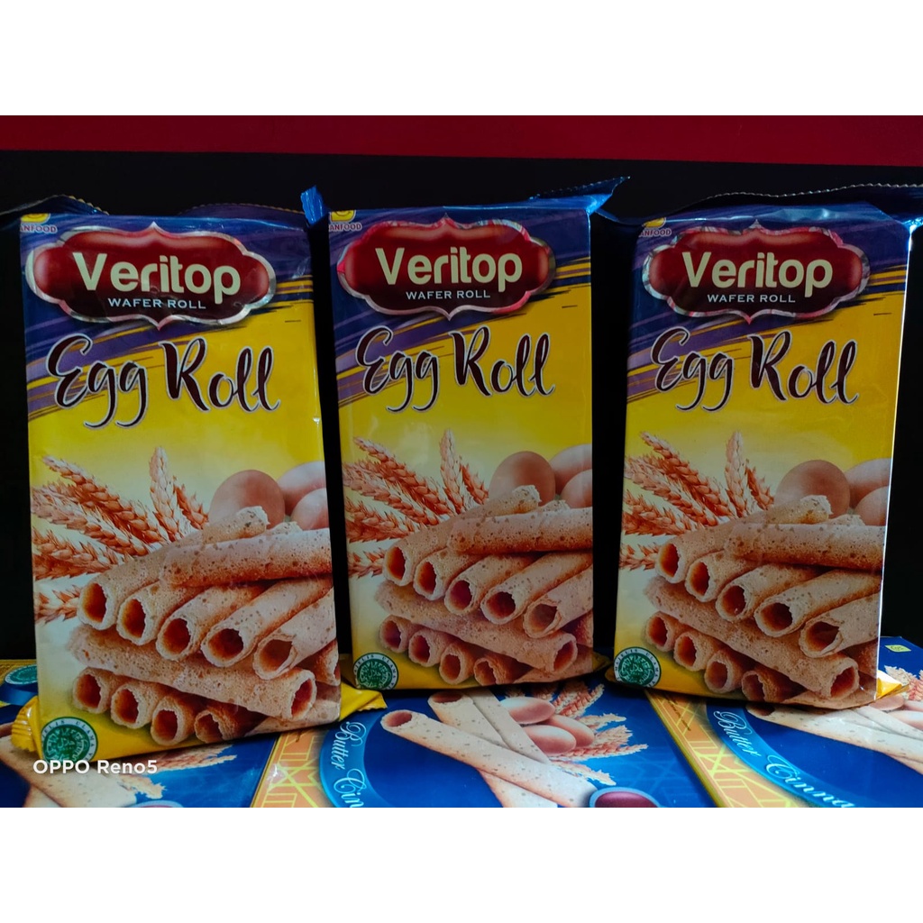 Jual VERITOP EGG ROLL WAFER ROLL | Shopee Indonesia