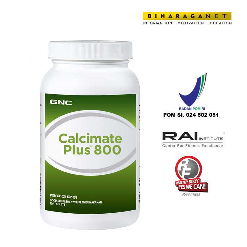 Jual GNC Calcimate Plus 800 120 tablet, Pengiriman Khusus via JNE ...