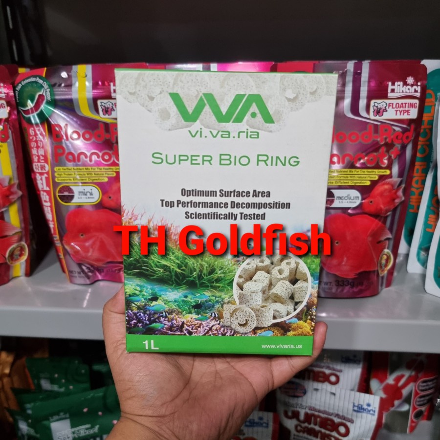Jual Vivaria Super Bio Ring 1 Liter, Media Filter Rumah Bakteri ...