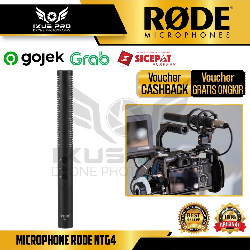 Jual Microphone Rode NTG4 / RODE NTG-4 | Shopee Indonesia
