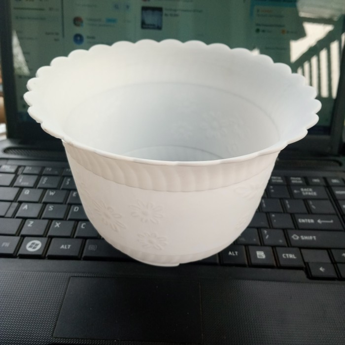 Jual pot putih segi HONGTA HT-HB 8504 PUTIH /HONGTA POT PUTIH | Shopee ...