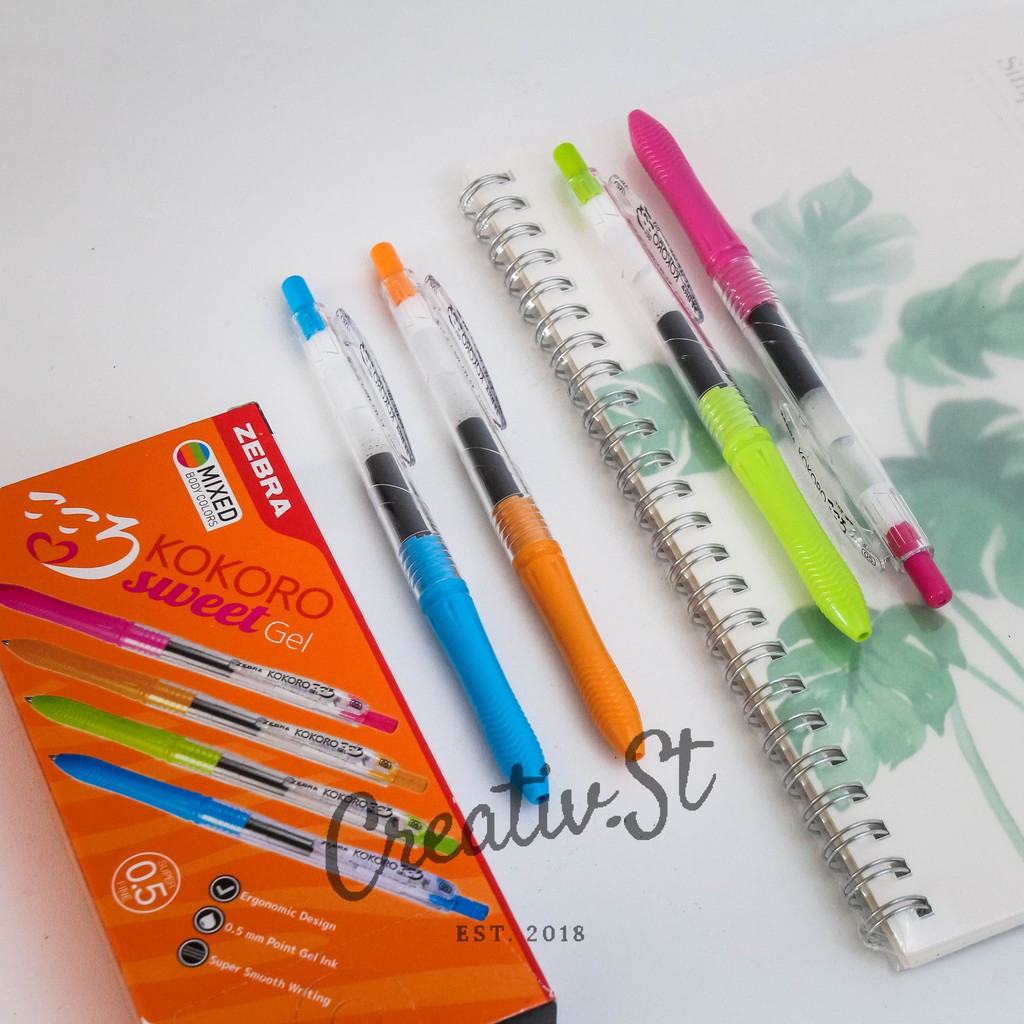Jual Kokoro Sweet Zebra Gel Pen Pulpen Pena Tinta Hitam 0.5 Mm | Shopee ...
